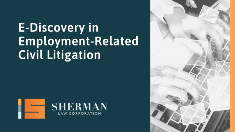 Advantages and Disadvantages of E-Discovery in Employment-Related Civil ...